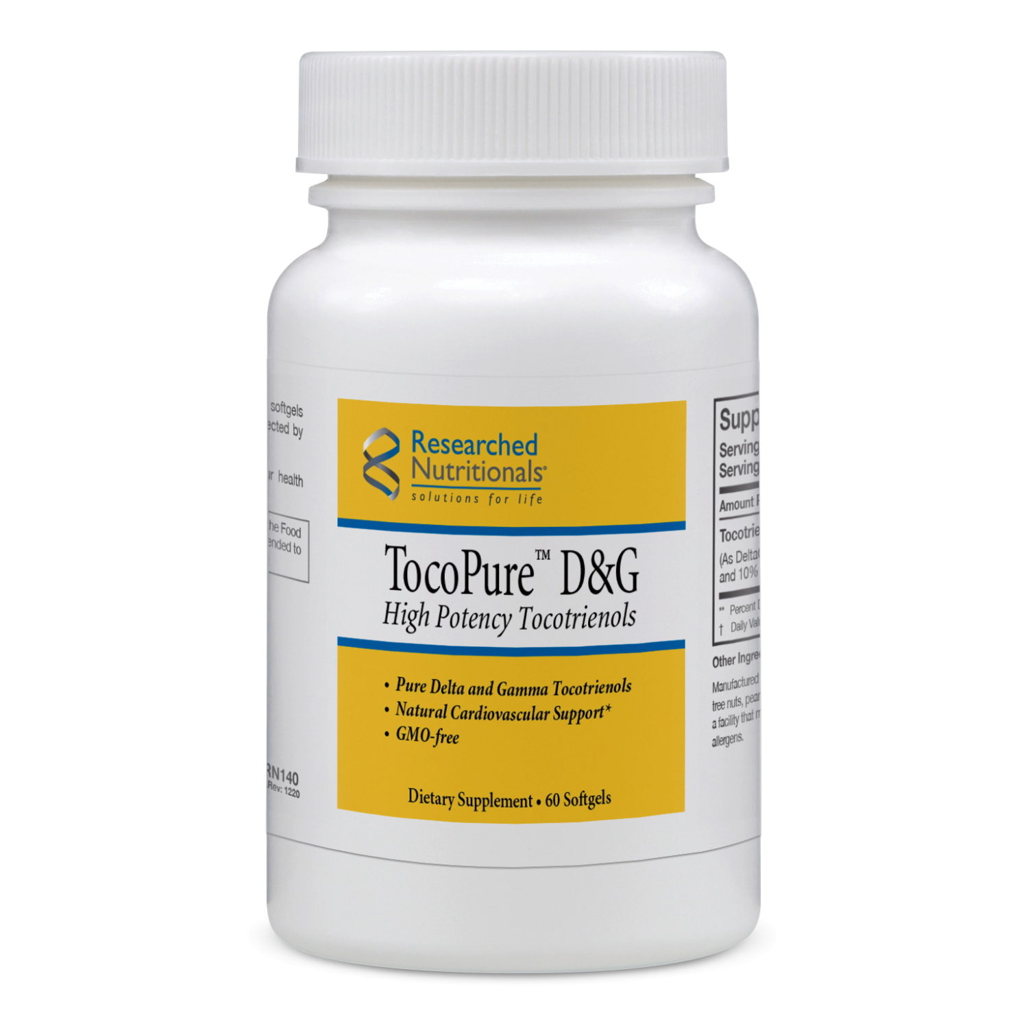 Tocotrienols -TocoPure™ D&G - Researched Nutritionals