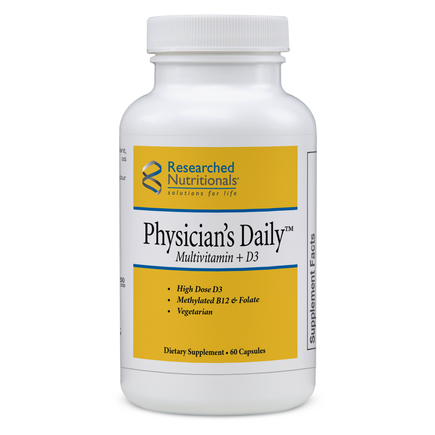 Physician's Daily™ Multivitamin + D3 - Researched Nutritionals