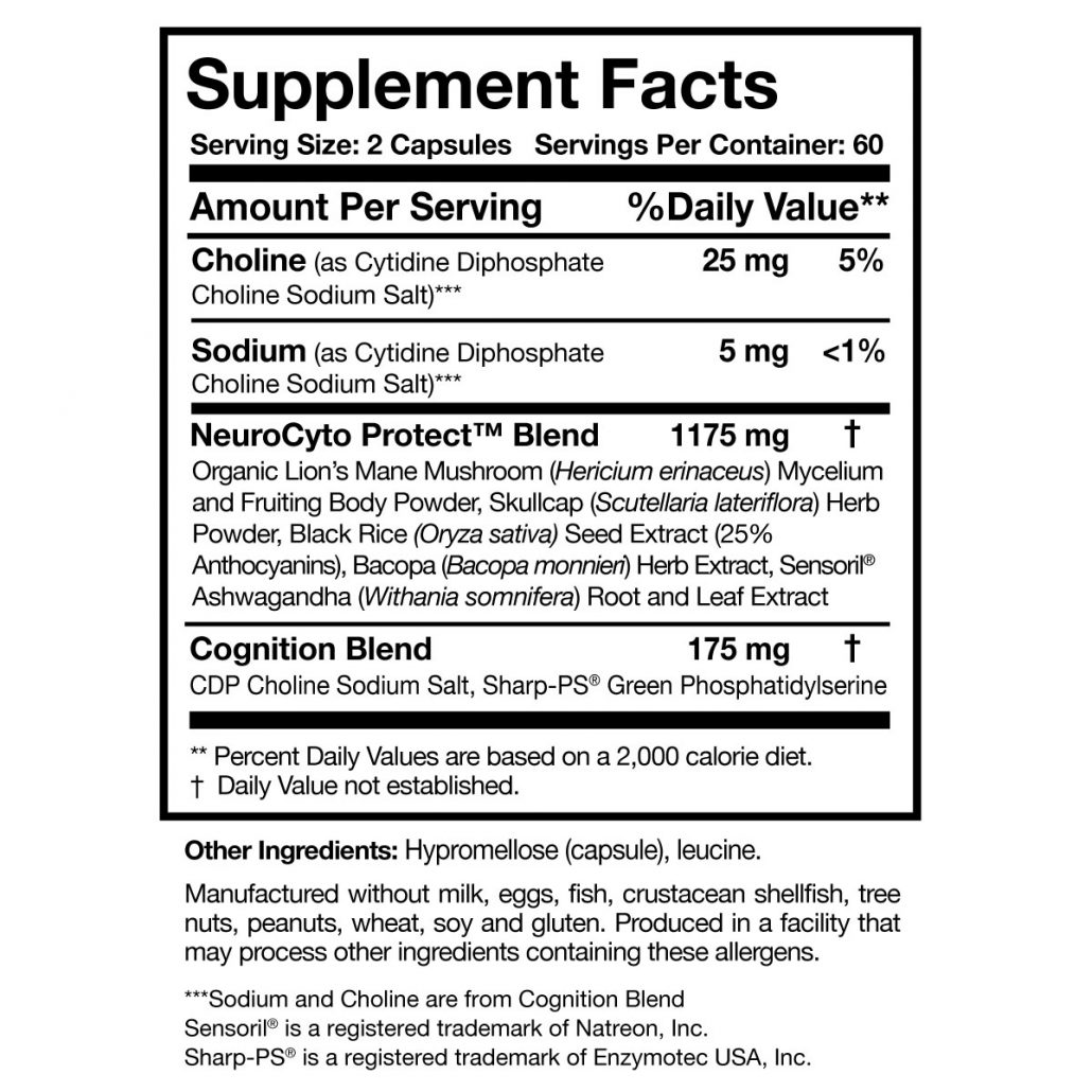 BDNF support supplement - BDNF Essentials® - Researched Nutritionals