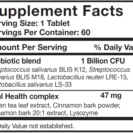 Complete Oral Probiotic - OraMax™ - Researched Nutritionals