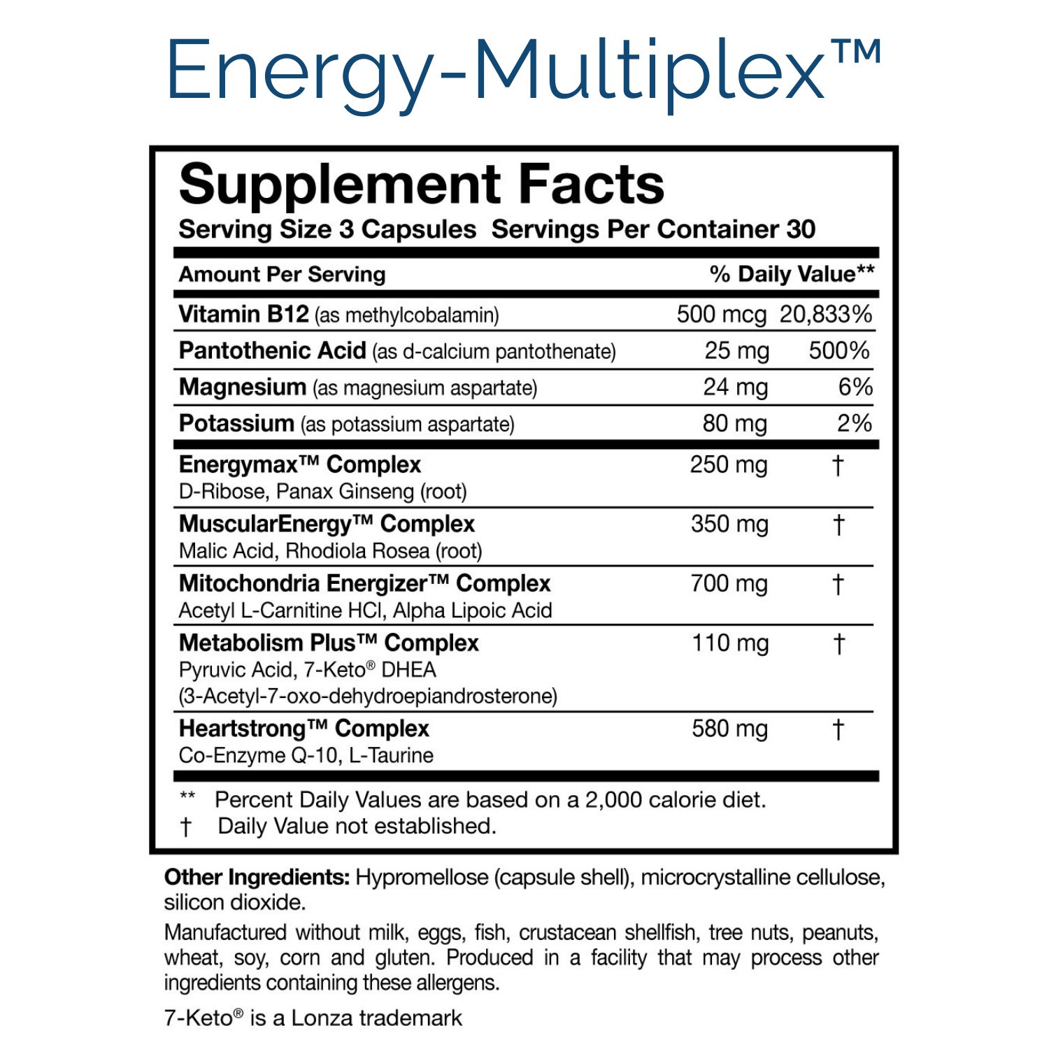 Optimized Energy Duo™ - Researched Nutritionals